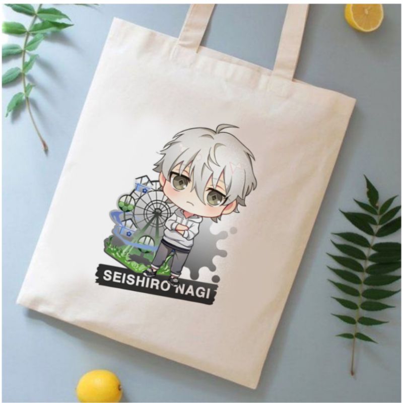 Jual kanvas premium tas/totebag blue lock isagi bachira rin nagi ...