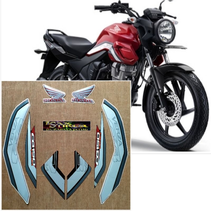 Jual Striping Original Honda CB 150 Verza merah tahun 2019 2020 ...