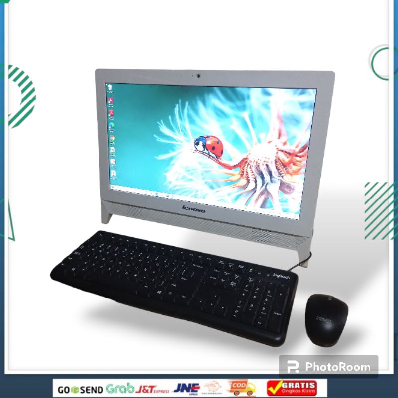 Jual Cpu Pc All in One Lenovo Murah Aio C20-00 Celeron N3050 | Shopee ...