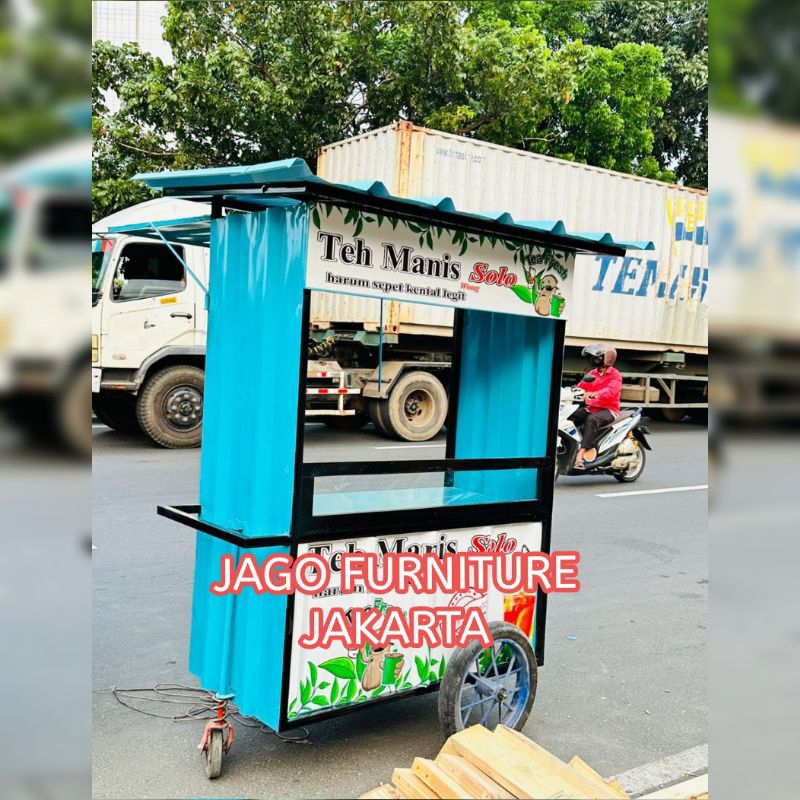 Jual gerobak es teh manis solo, jawa, yogyakarta | Shopee Indonesia