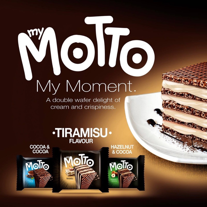 Jual My Motto Wafer Coklat / Hazelnut 34g | Shopee Indonesia
