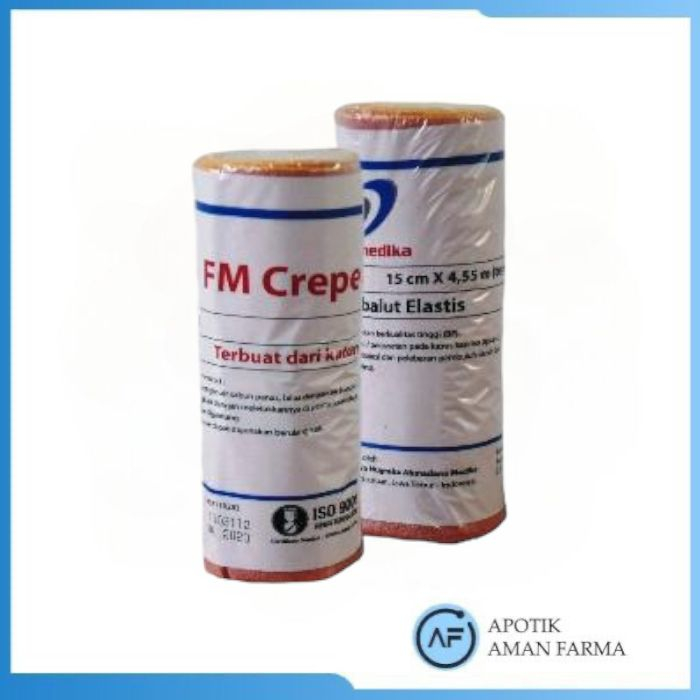 Jual FM CREPE PEMBALUT ELASTIS 15 CM X 4,55 M | Shopee Indonesia