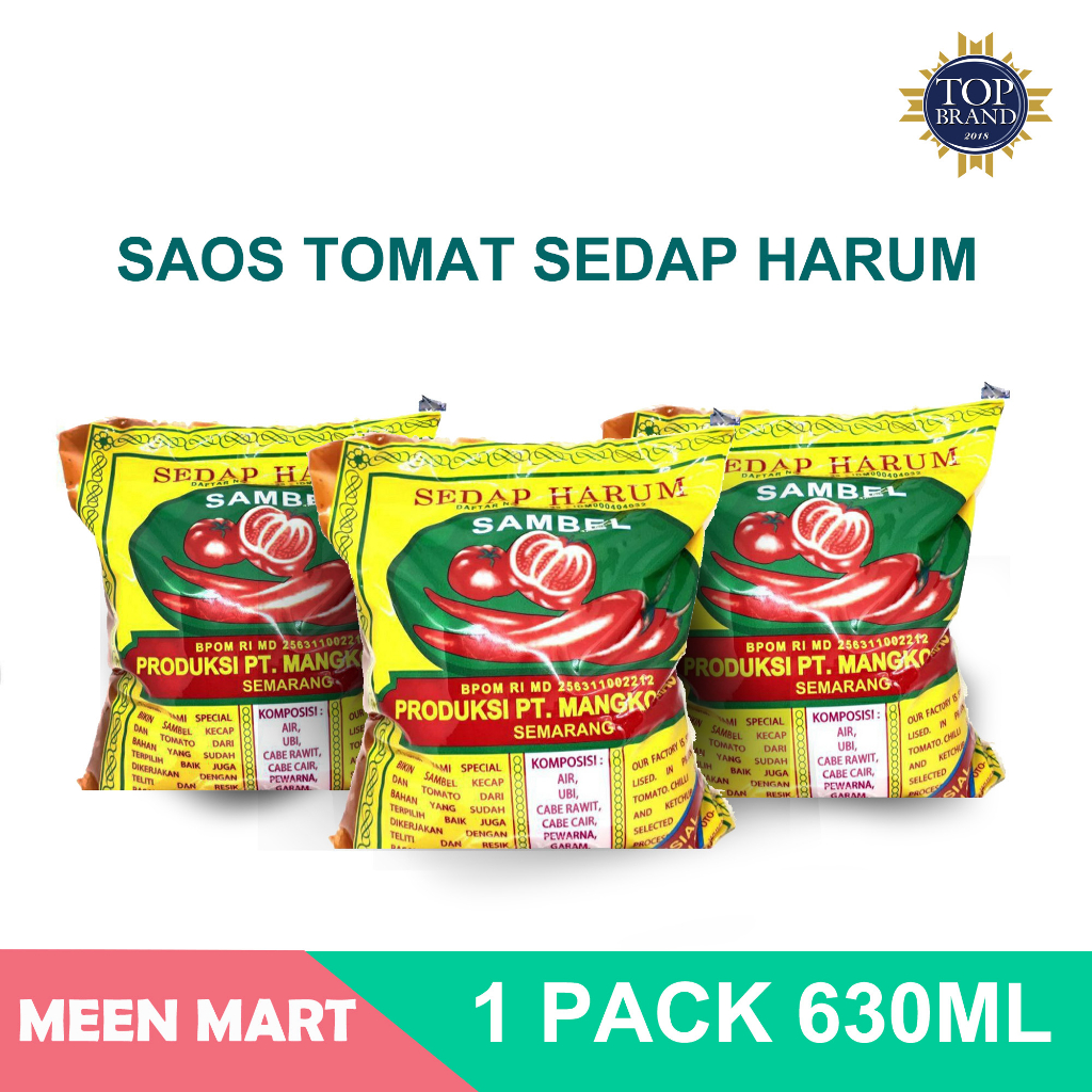 Jual SAOS SAMBEL SEDAP HARUM UKURAN 630ml | Shopee Indonesia