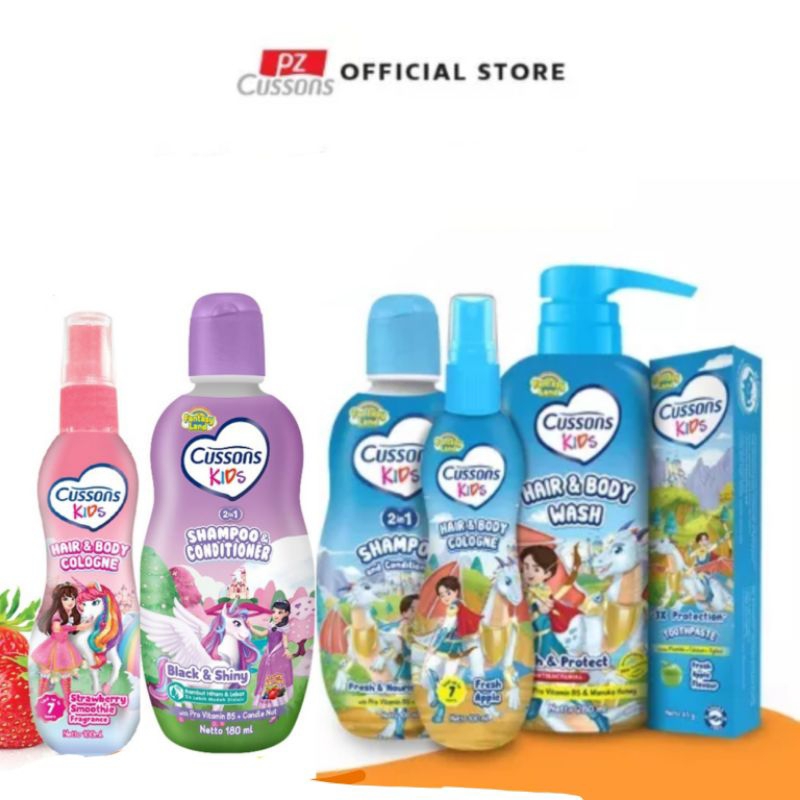 Jual Cussons Kids Series 280ml ( body wash , body Cologne , shampoo ...