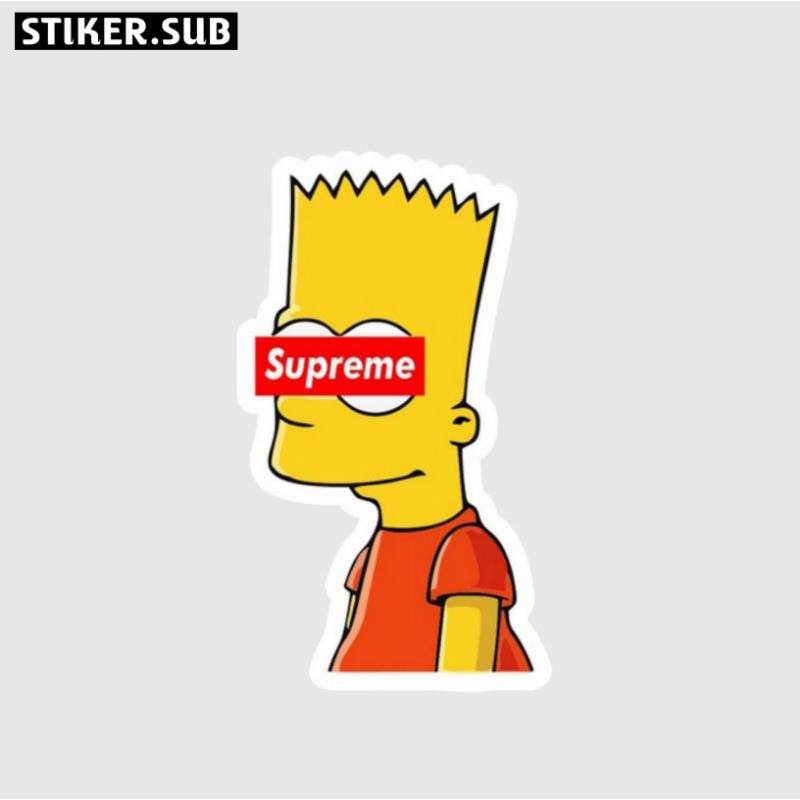 Jual Stiker|sticker Simpson Supreme | Shopee Indonesia
