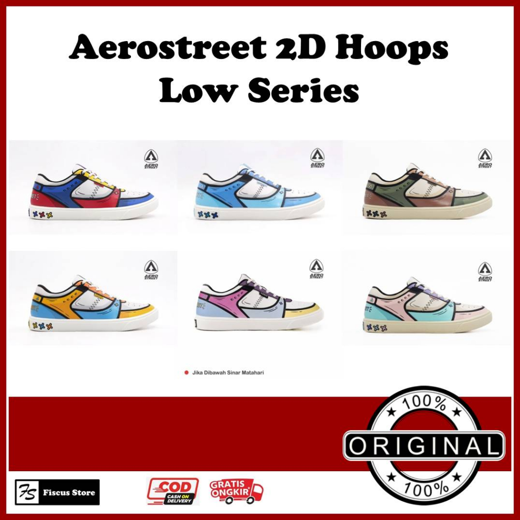 Jual [ORIGINAL] AEROSTREET 2D HOOPS LOW / HIGH CHANGE COLOR, MERAH ...