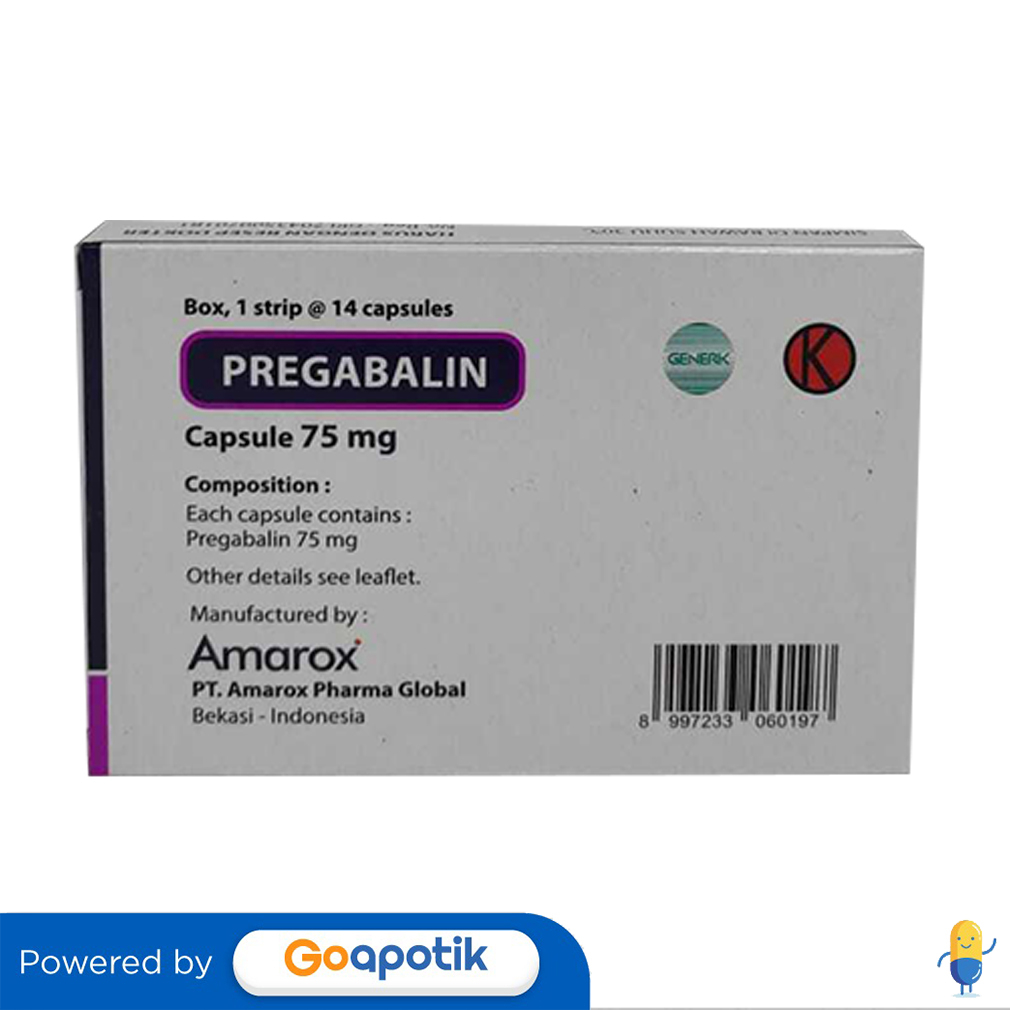 Jual PREGABALIN AMAROX 75 MG BOX 14 KAPSUL | Shopee Indonesia