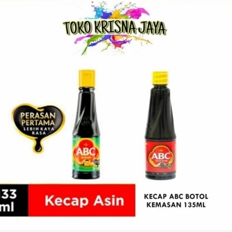 Jual KECAP MANIS | KECAP ASIN ABC BOTOL MEJA KEMASAN NETTO 135 ML ...