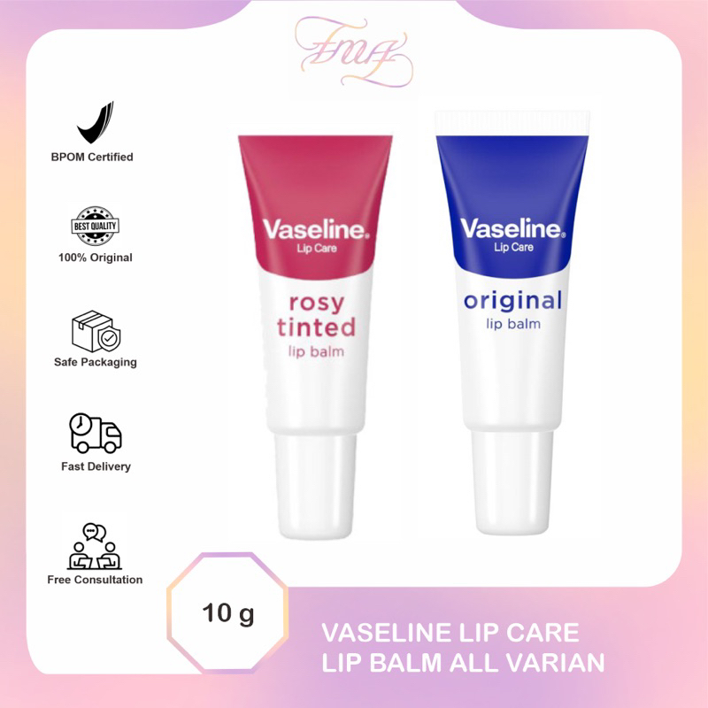 Jual Vaseline Lip Care | Lip Balm Pelemba Bibir Rosy Tinted | Original 10G Lip Care | Shopee ...