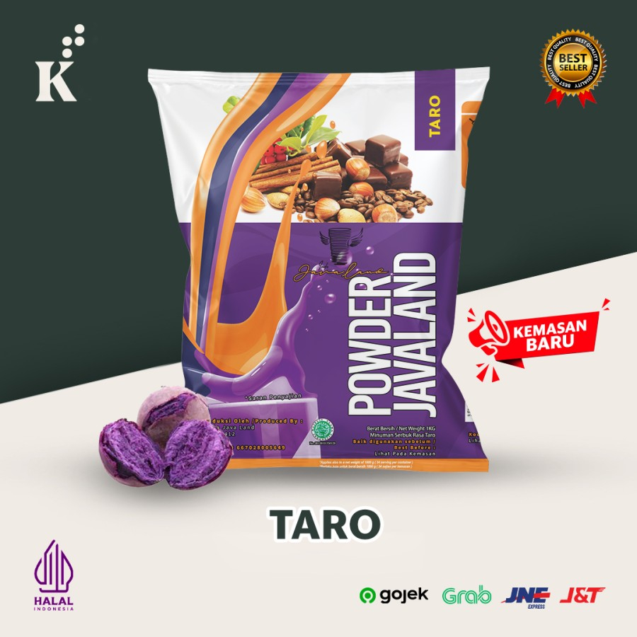 Jual Javaland Bubuk Minuman Rasa Taro 1Kg - Regular Plain | Bubble ...