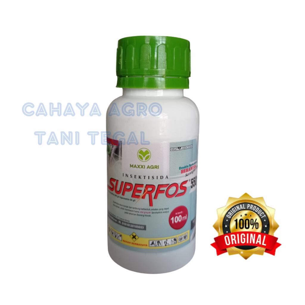 Jual Insektisida SUPERFOS 550EC 100ml Bahan Aktif Klorpirifos 500 g/l ...