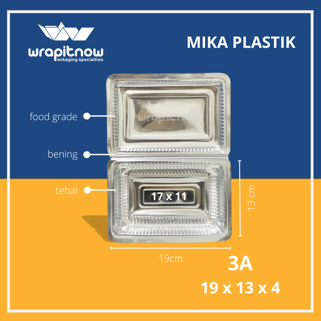 Jual (isi 100 Pcs) Mika 3A 4A 5C 6A 7C // Plastik Mika Mika Nasi Kuning ...