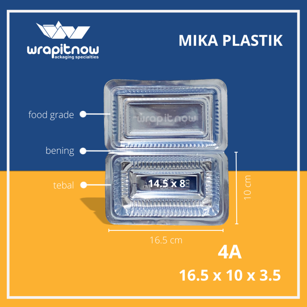 Jual (isi 100 Pcs) Mika 3A 4A 5C 6A 7C // Plastik Mika Mika Nasi Kuning ...
