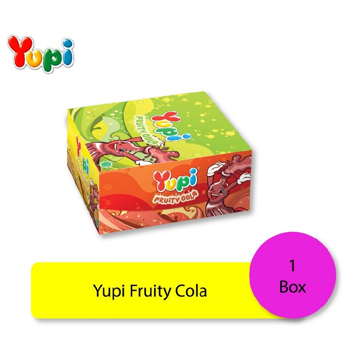 Jual Yupi Fruity Cola Permen Jeli Aneka Rasa Box 144gram | Shopee Indonesia