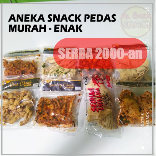 Jual Snack Camilan Serba 2000 Aneka Keripik Pedas / Snack Murah 2RB / 2 ...
