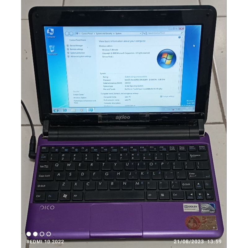 Jual Notebook Axioo pico W217CU/CJM intel Atom ddr3 | Shopee Indonesia