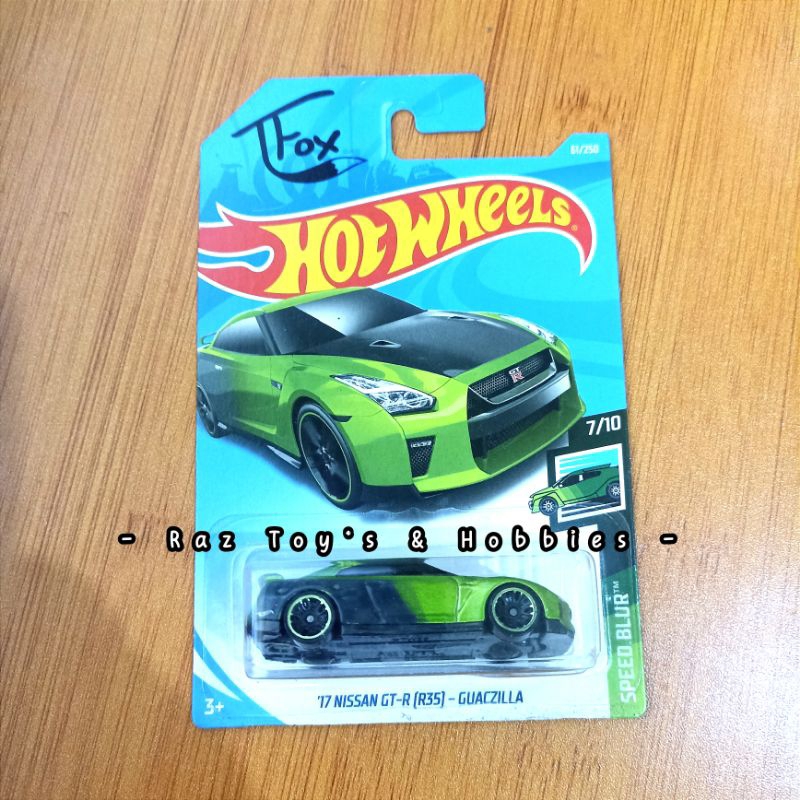 Jual Hotwheels Nissan GTR R35 Guaczilla | Shopee Indonesia