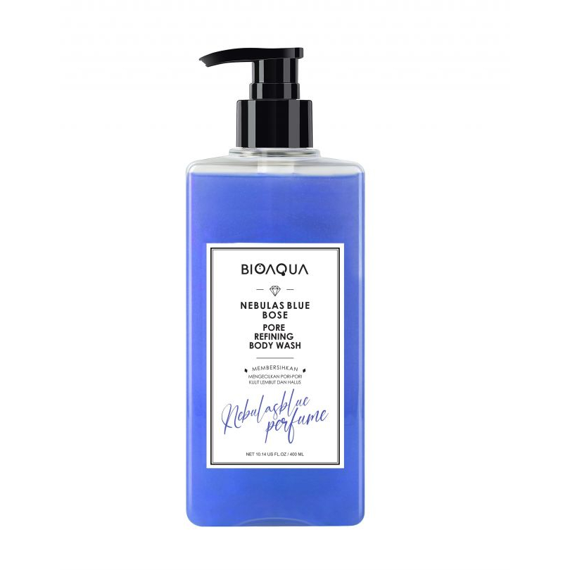 Jual BIOAQUA NEBULAS BLUE BOSE PORE REFINING BODY WASH 400ml | Shopee Indonesia