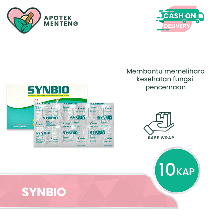 Jual Synbio 10 Kapsul - Suplemen Kesehatan Pencernaan | Shopee Indonesia