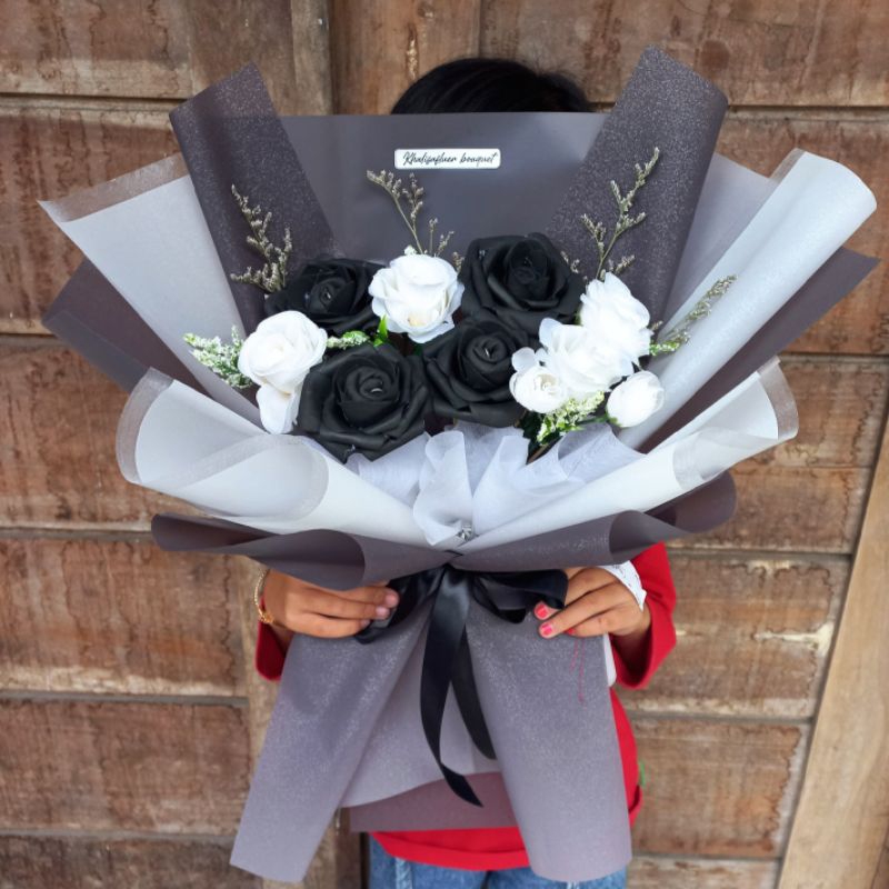 Jual buket bunga black | Shopee Indonesia
