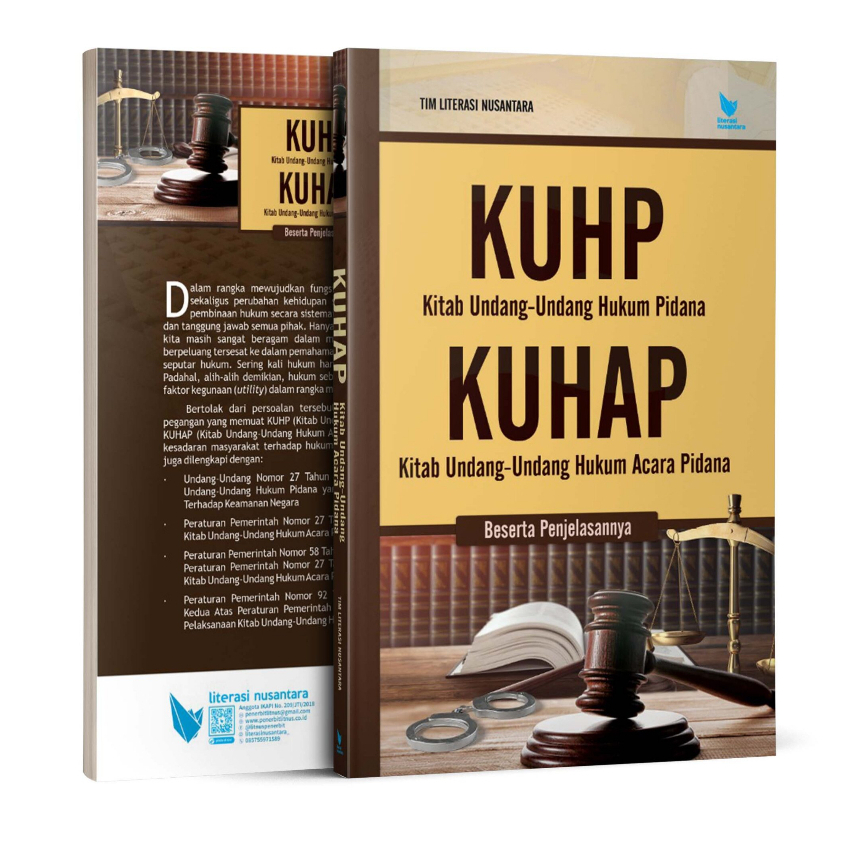 Jual Handbook 2 Kitab - KUHP (Kitab Undang-Undang Hukum Pidana) & KUHAP ... Jual Handbook 2 Kitab - KUHP (Kitab Undang-Undang Hukum Pidana) & KUHAP ...