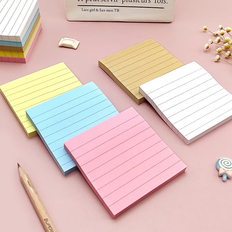 Jual 1097S Delunashop N-04 sticky note Memo Brown White warna warni ...