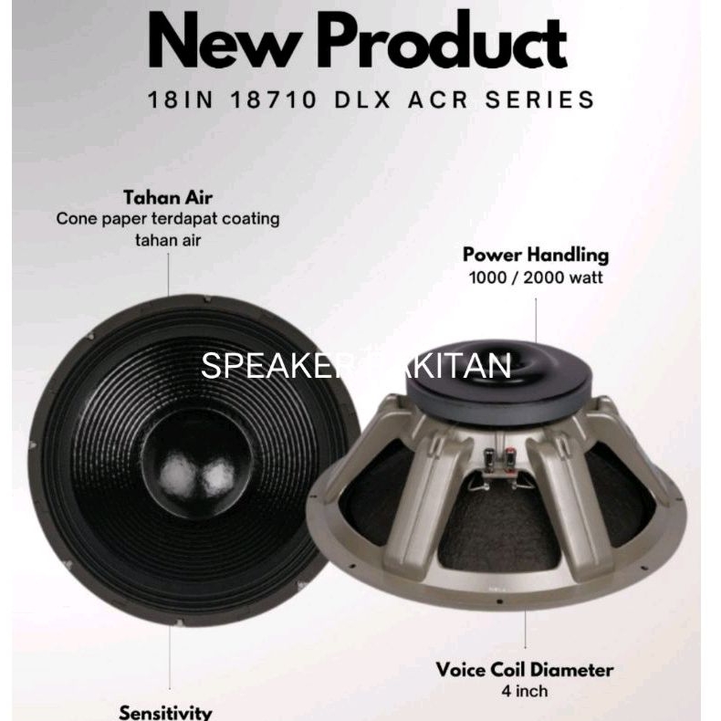 Jual Speaker subwoofer 18 inch ACR 18710 Deluxe | Shopee Indonesia
