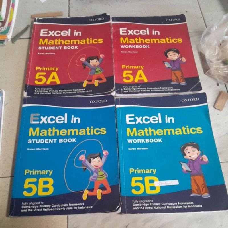 Jual EXCEL MATHEMATICS PRIMARY 3 AND 5 STUDENTS AND WORKBOOK | Shopee Indonesia