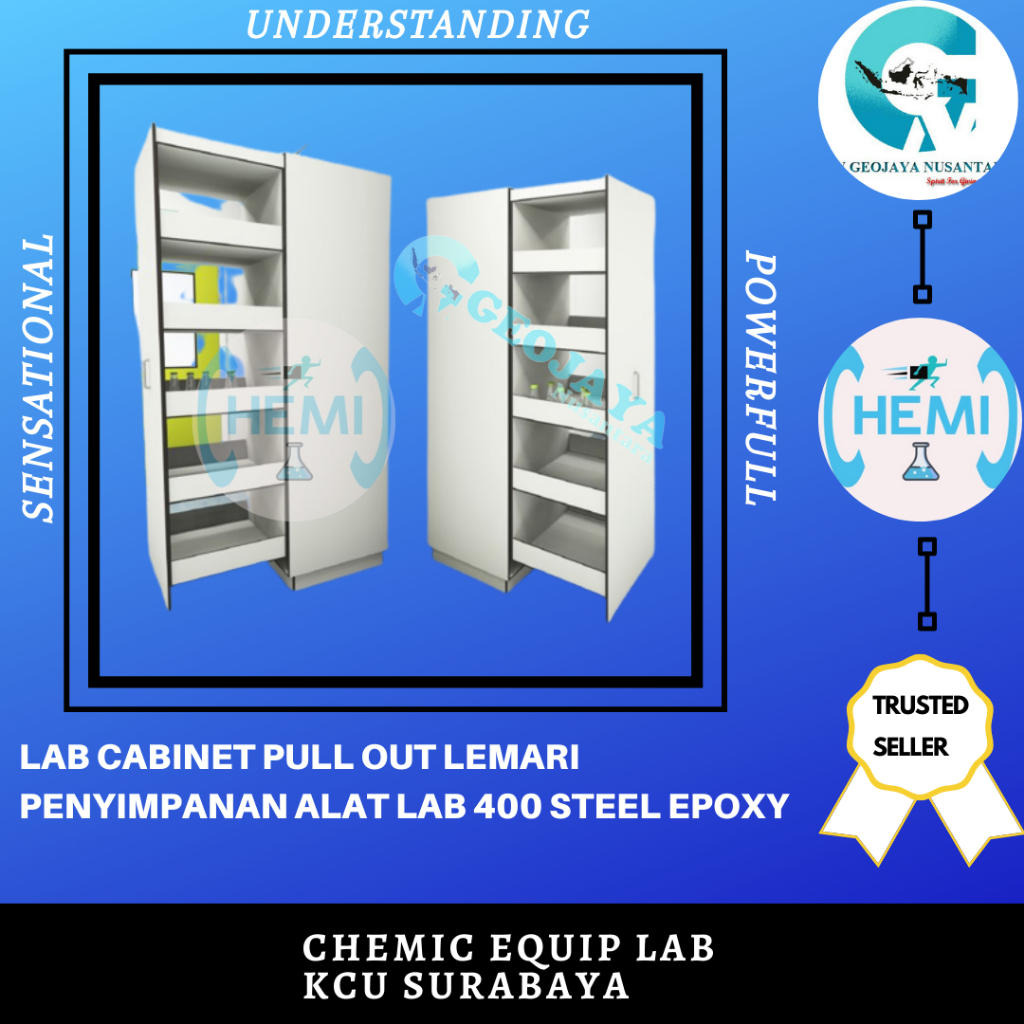 Jual LAB CABINET PULL OUT LEMARI PENYIMPANAN ALAT LAB 400 STEEL EPOXY | Shopee Indonesia