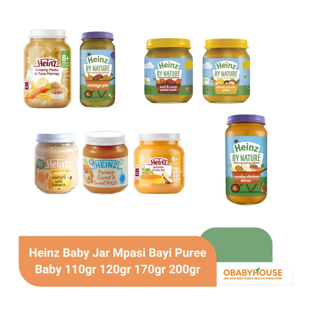 Jual Heinz Baby Jar Mpasi Bayi Puree Baby 110 gr 120 gr 170 gr 200 gr ...