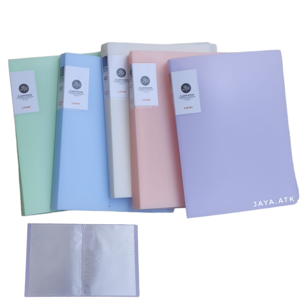 Jual MAP CLEAR HOLDER A4 40 LBR DOKUMEN WARNA PASTEL LUCU DOCUMENT ...