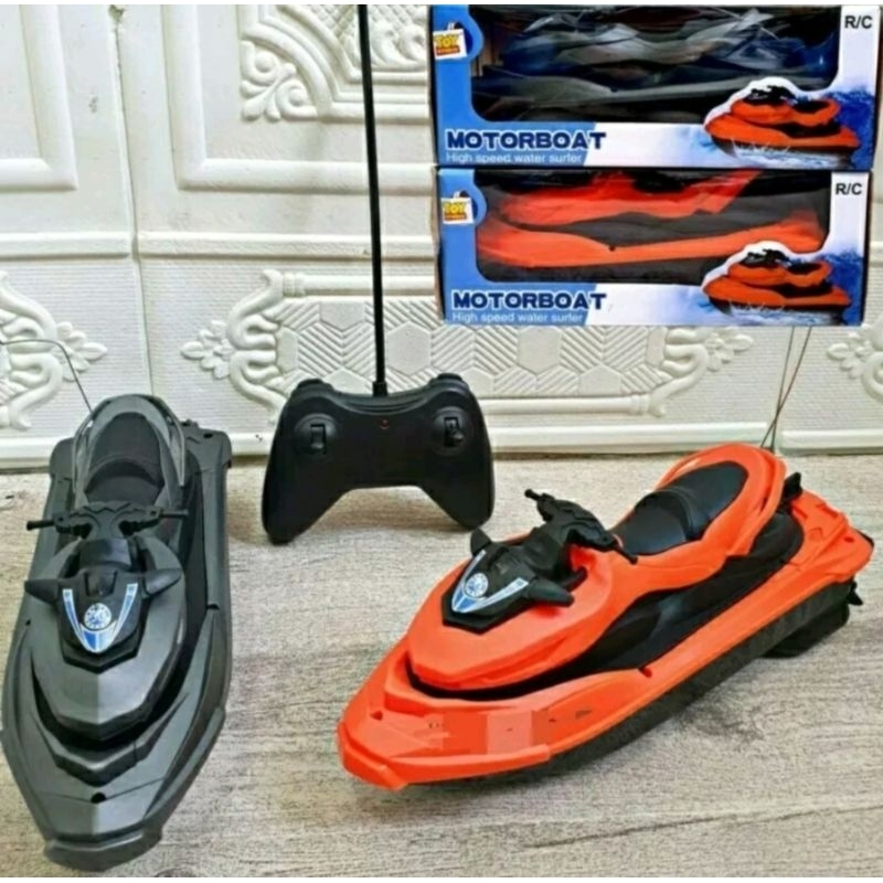 Jual MAINAN REMOTE KONTROL JET SKI AIR | Shopee Indonesia