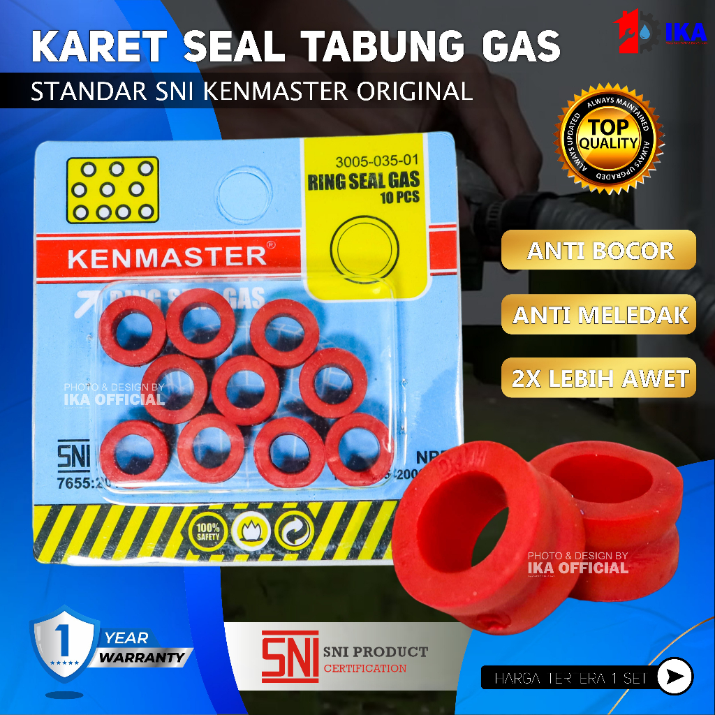Jual Kenmaster Karet Seal 10 pc Karet Gas 10 pcs Kenmaster Ring Seal ...