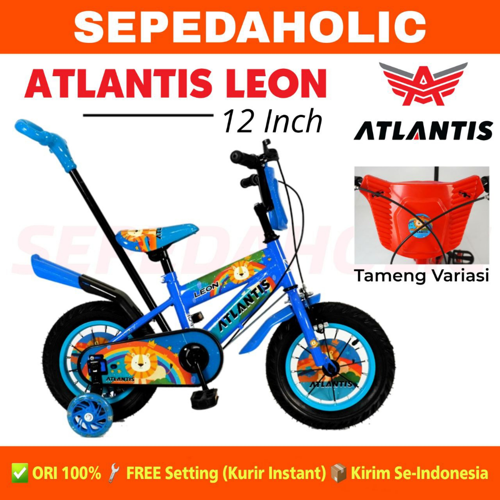 Jual Sepeda Anak Laki BMX ATLANTIS LEON Ban Jumbo 12 Inch Usia 2-4 ...