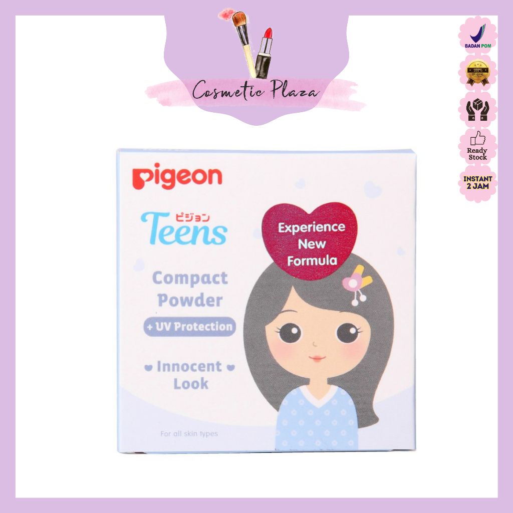 Jual PIGEON Teens Compact Powder + UV Protection Innocent Look Bedak ...