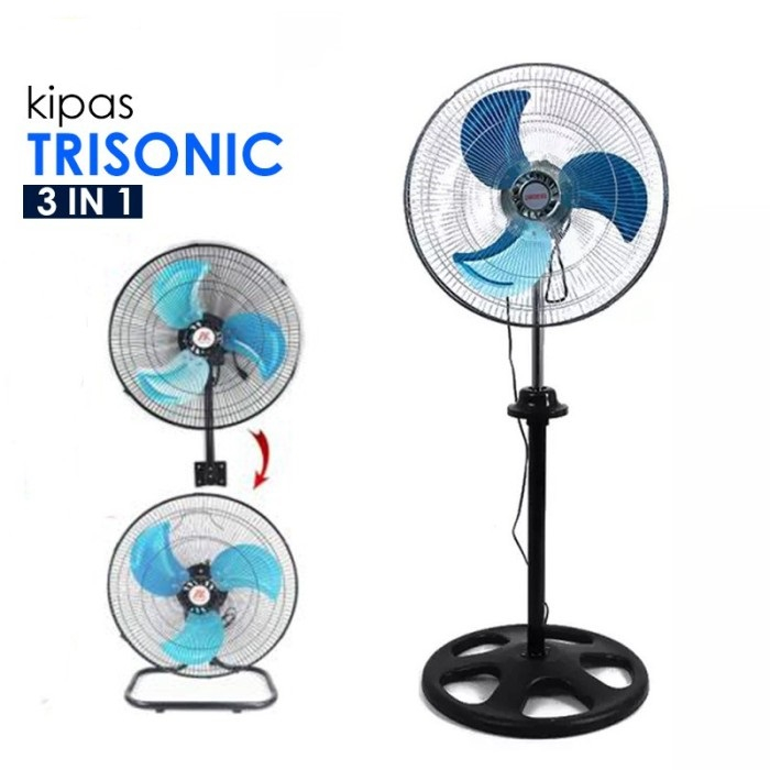 Jual STANDFAN STAND FAN 3IN1 AOYAMA VISALUX PROFAN TRISONIC YASAKA ...