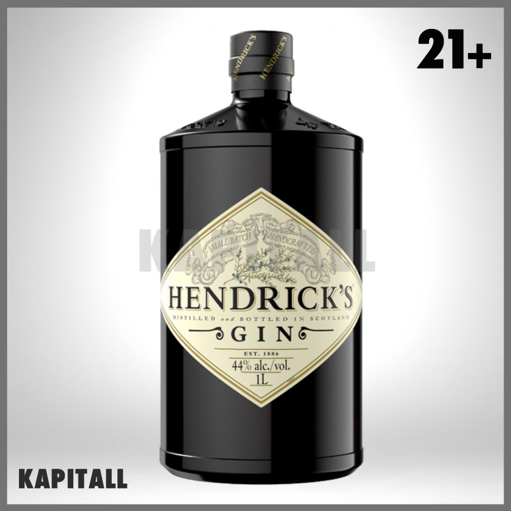 Jual HENDRICKS GIN 1000ml | Shopee Indonesia
