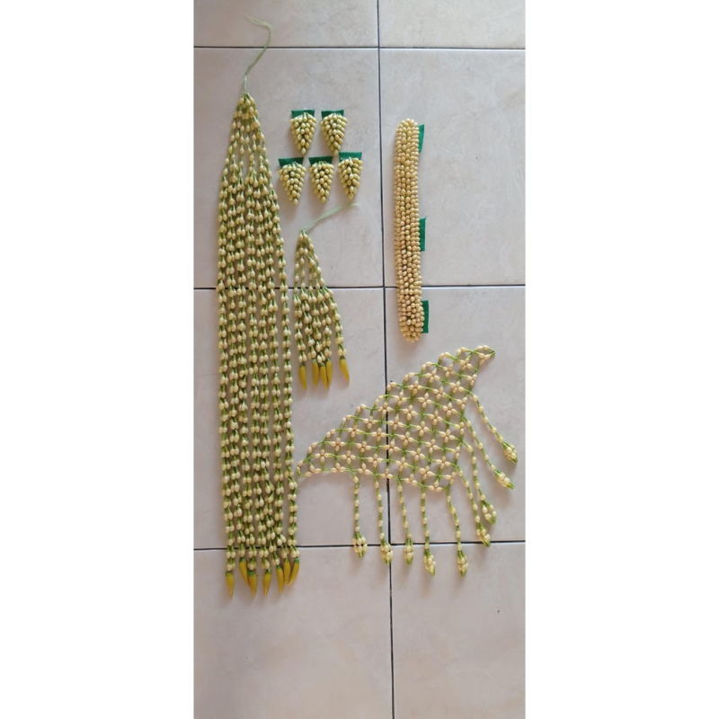 Jual melati imitasi premium set sunda siger tanpa cowo plastik premium ...
