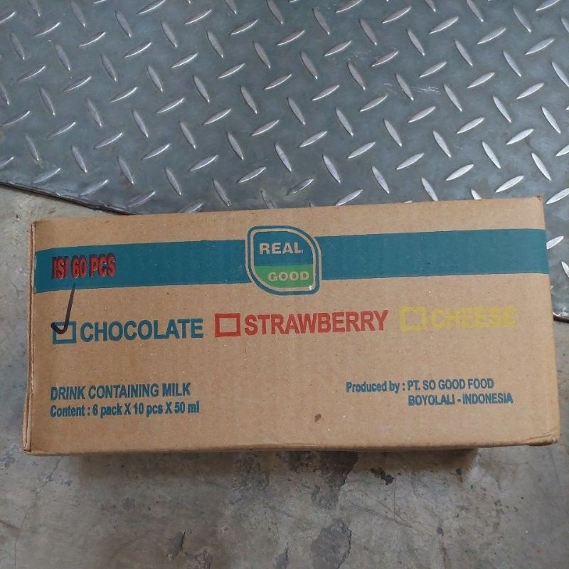 Jual SUSU REAL GOOD 60x50ml. | Shopee Indonesia