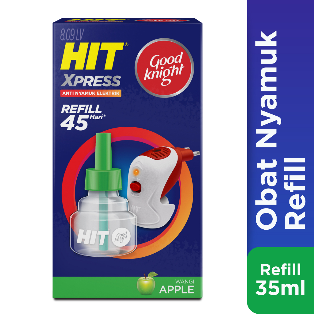 Jual HitXpress Good Knight Apple Obat Nyamuk Refil 35ml | Shopee Indonesia