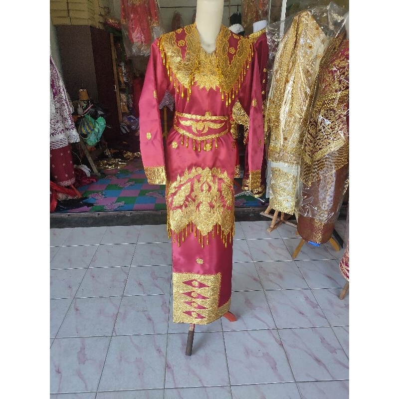 Jual Baju adat minang/ padang untuk perempuan ukuran dewasaLD120cm ...