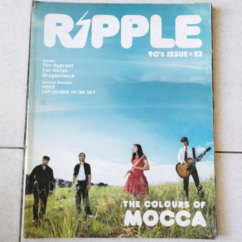 Jual Majalah Ripple cover Mocca, tulisan Ucok Homicide tentang Hip Hop ...