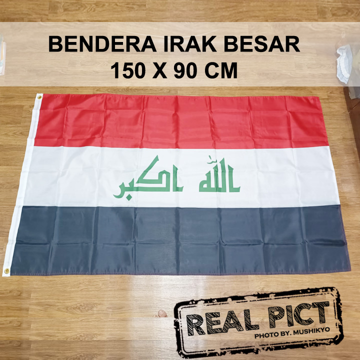 Jual Bendera Irak / Big Flag of Iraq | Shopee Indonesia