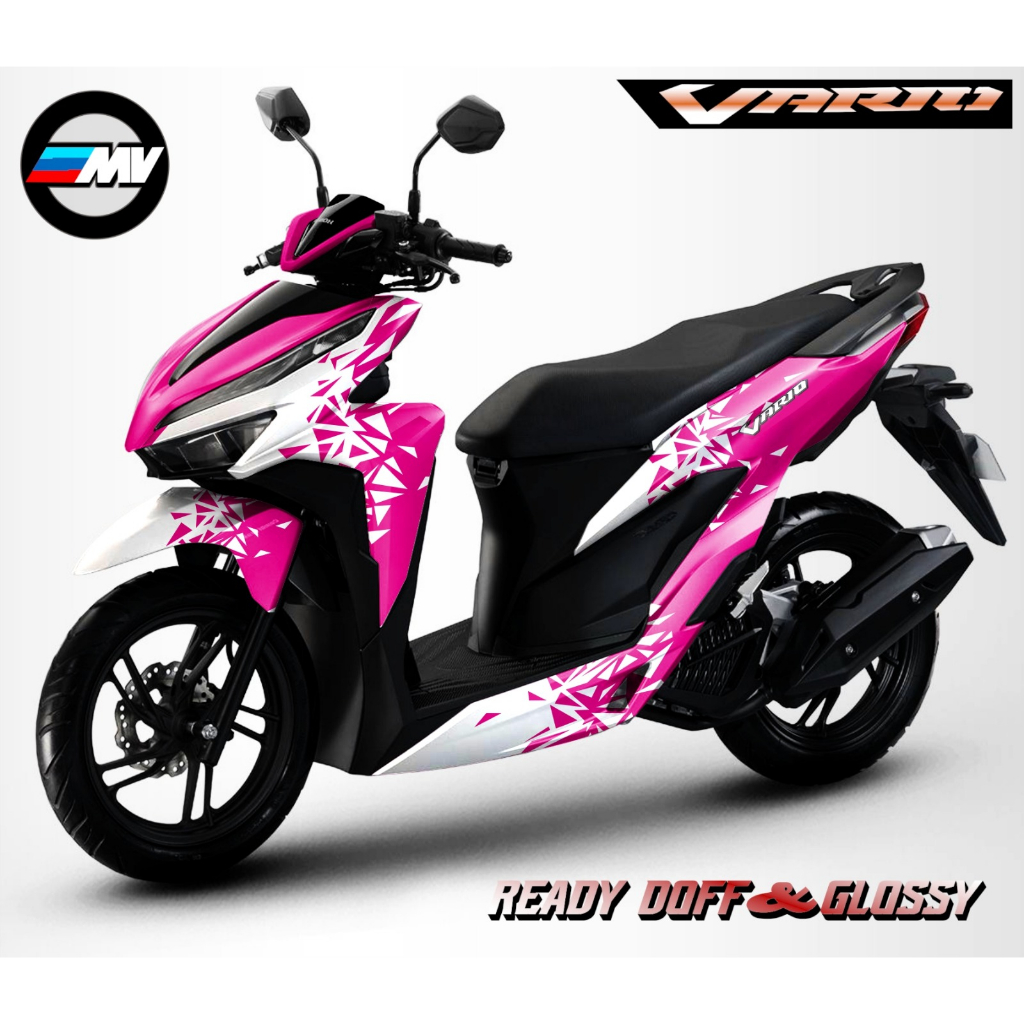 Jual sticker decal full body vario 125 motif kristal | Shopee Indonesia