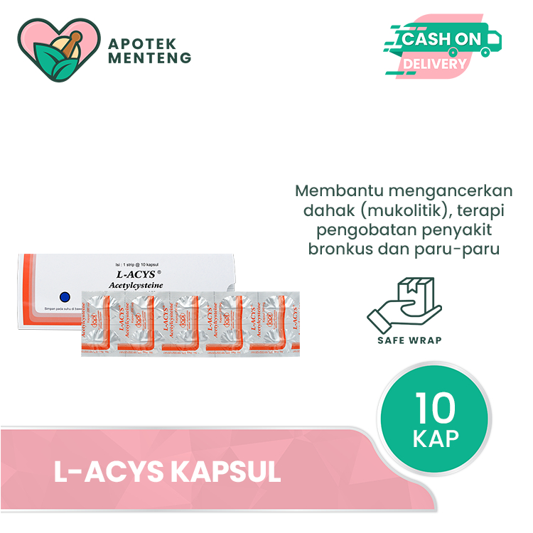 Jual L-Acys 10 Kapsul - Obat Batuk Berdahak | Shopee Indonesia