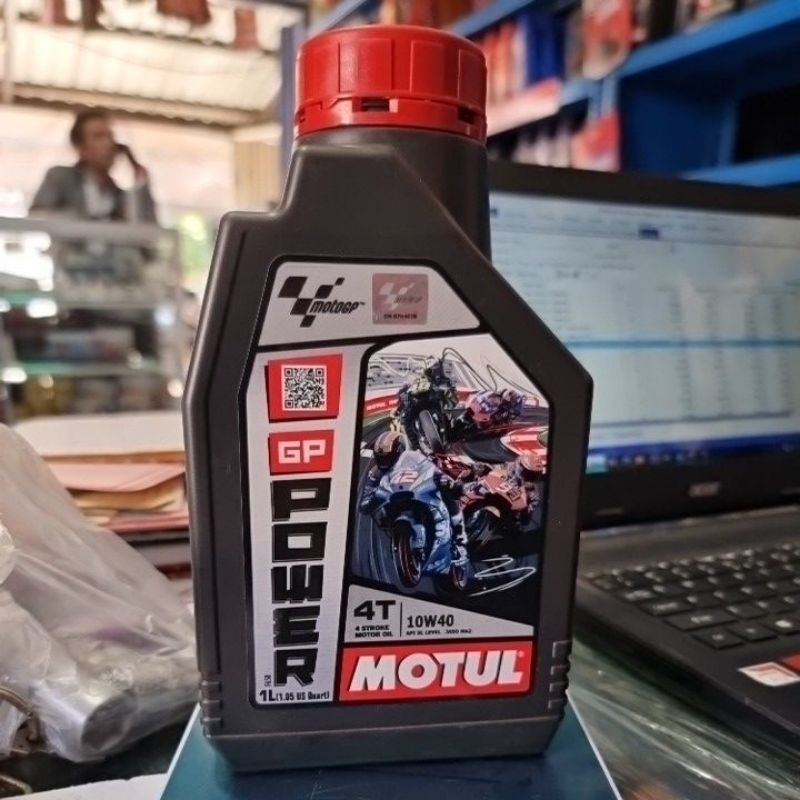 Jual MOTUL GP POWER 10W40 1 LITER | Shopee Indonesia