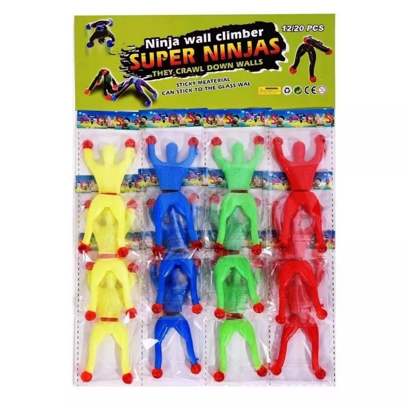 Jual Mainan Anak Spiderman Menempel Dinding || Mainan Super Ninja ...