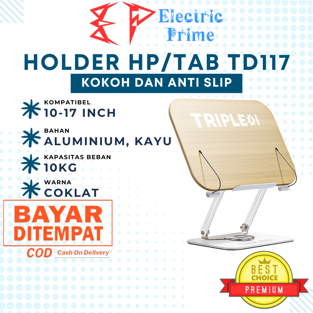 Jual Book Stand Dudukan Lipat Kayu Reading Holder Rotary 360 Derajat ...