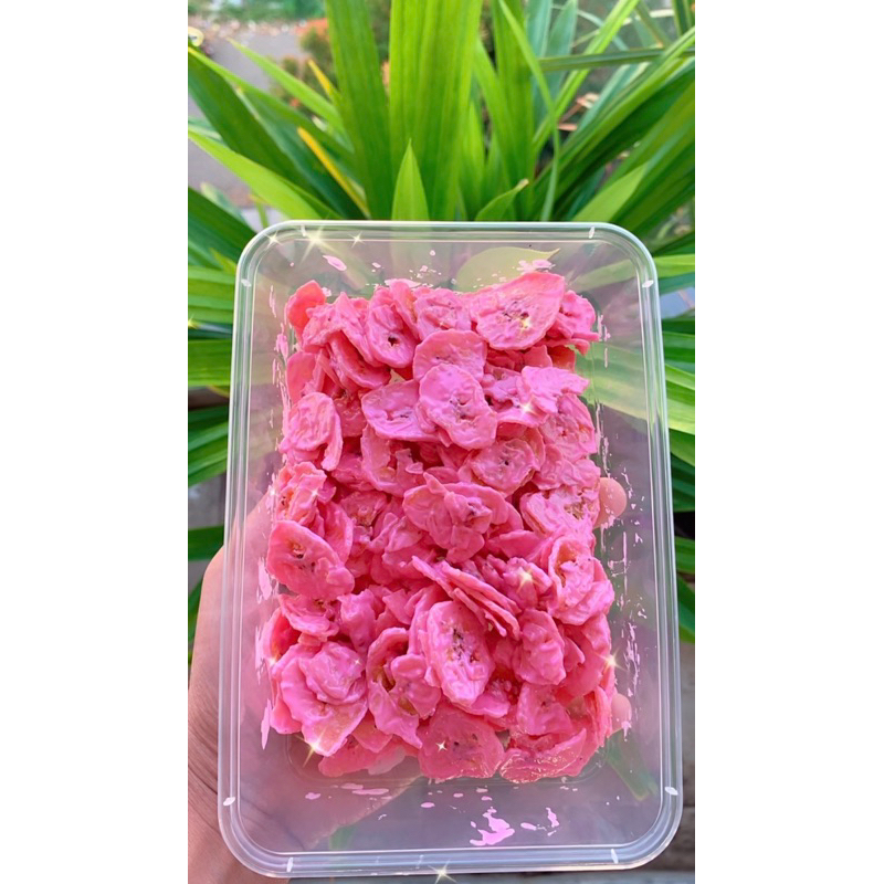 Jual KRIPIK PISANG LUMER STRAWBERRY | Shopee Indonesia