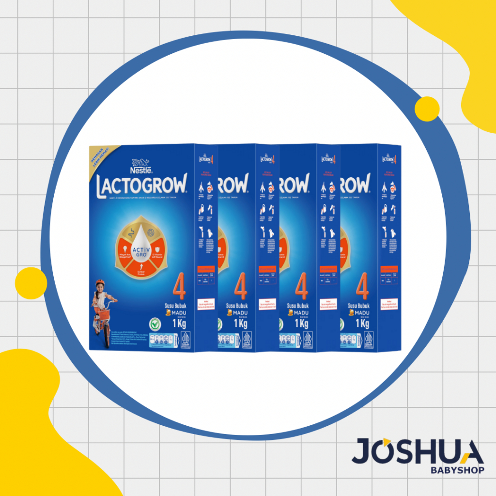 Jual LACTOGROW Pro 3+ 1KG Happynutri Vanilla Susu Pertumbuhan Anak 3-5 ...